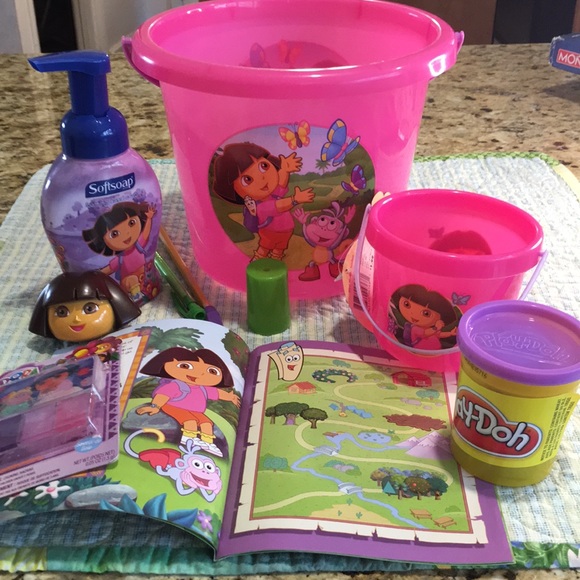 Dora The Explorer | Accessories | Dora The Explorer 3 Piece 2 Bucket ...